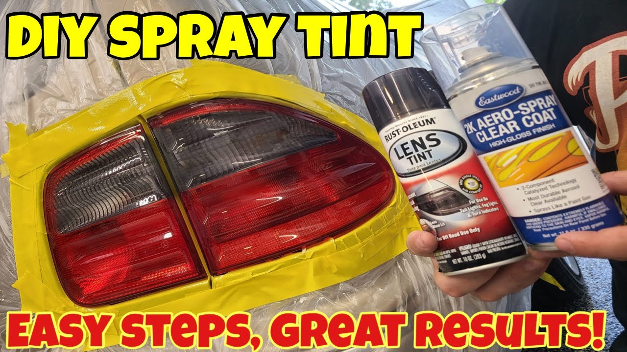 How To: Tint Vehicle Tailights! - YouTube