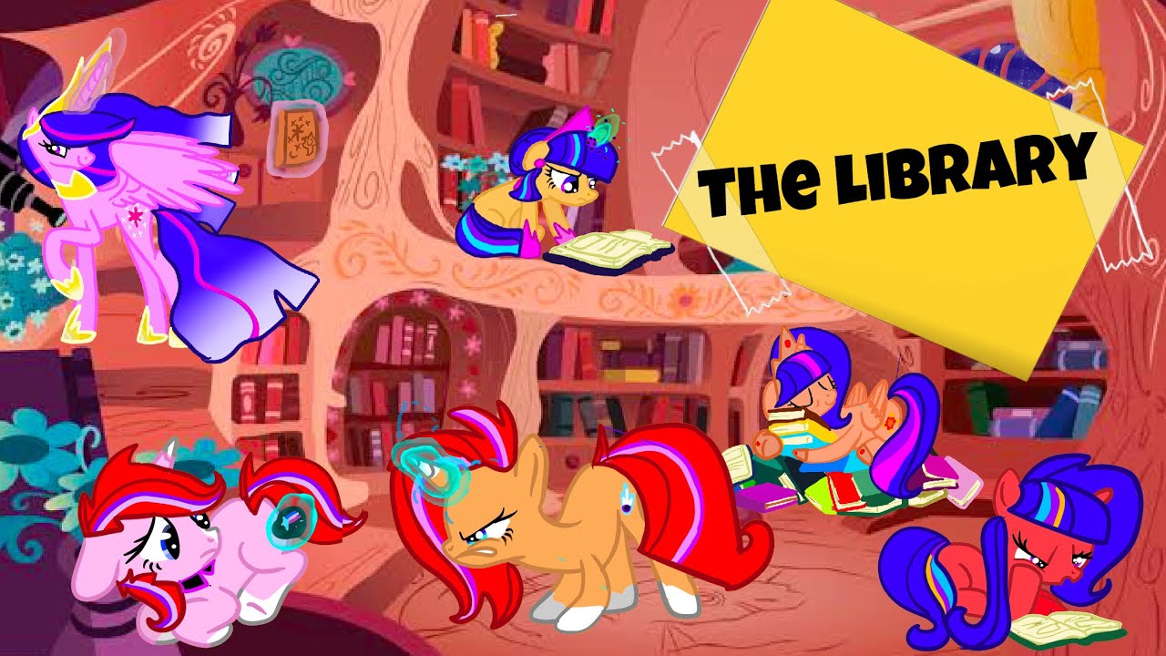 MLP [Next Gen] The library (speedpaint)| Drawing (base edit ...