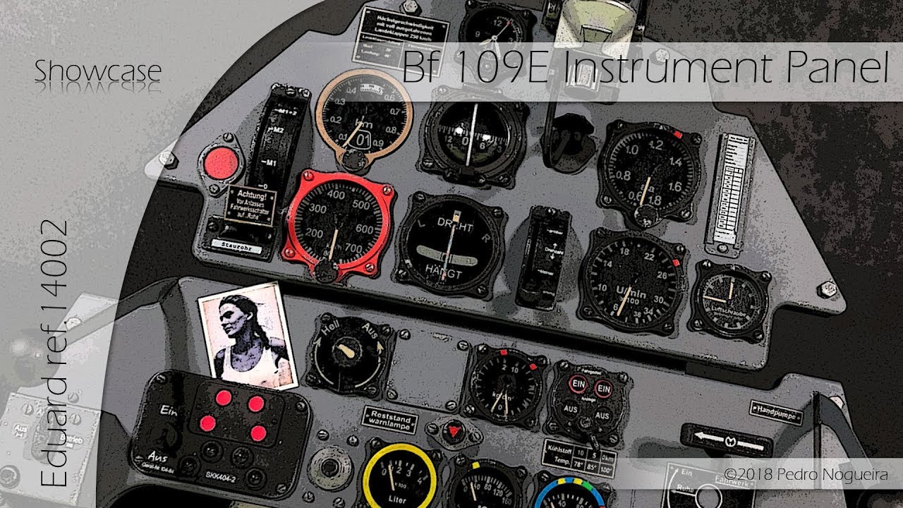 Messerschmitt Bf 109E Instrument Panel - YouTube