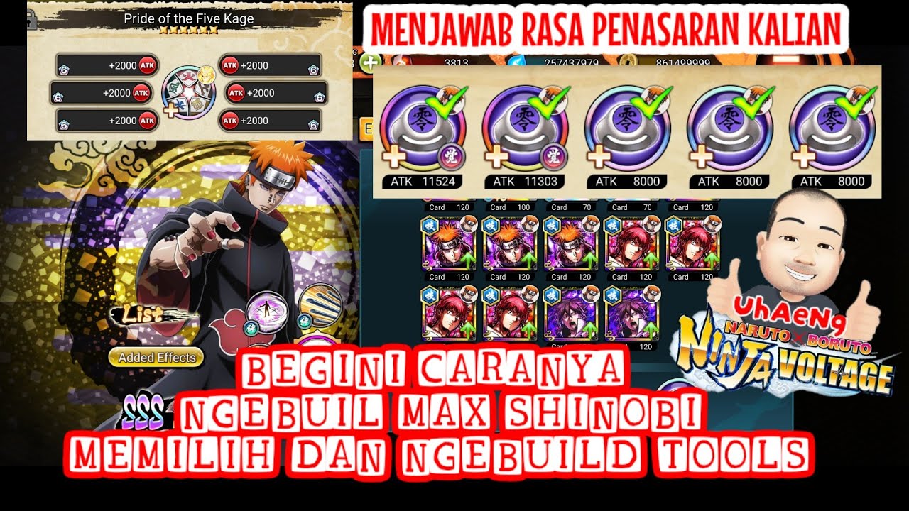 CARA BUILD MAX SHINOBI ‼️ MAX TOOLS ‼️ MENJAWAB RASA PENASARAN KALIAN ‼️BEGINI CARANYA - YouTube