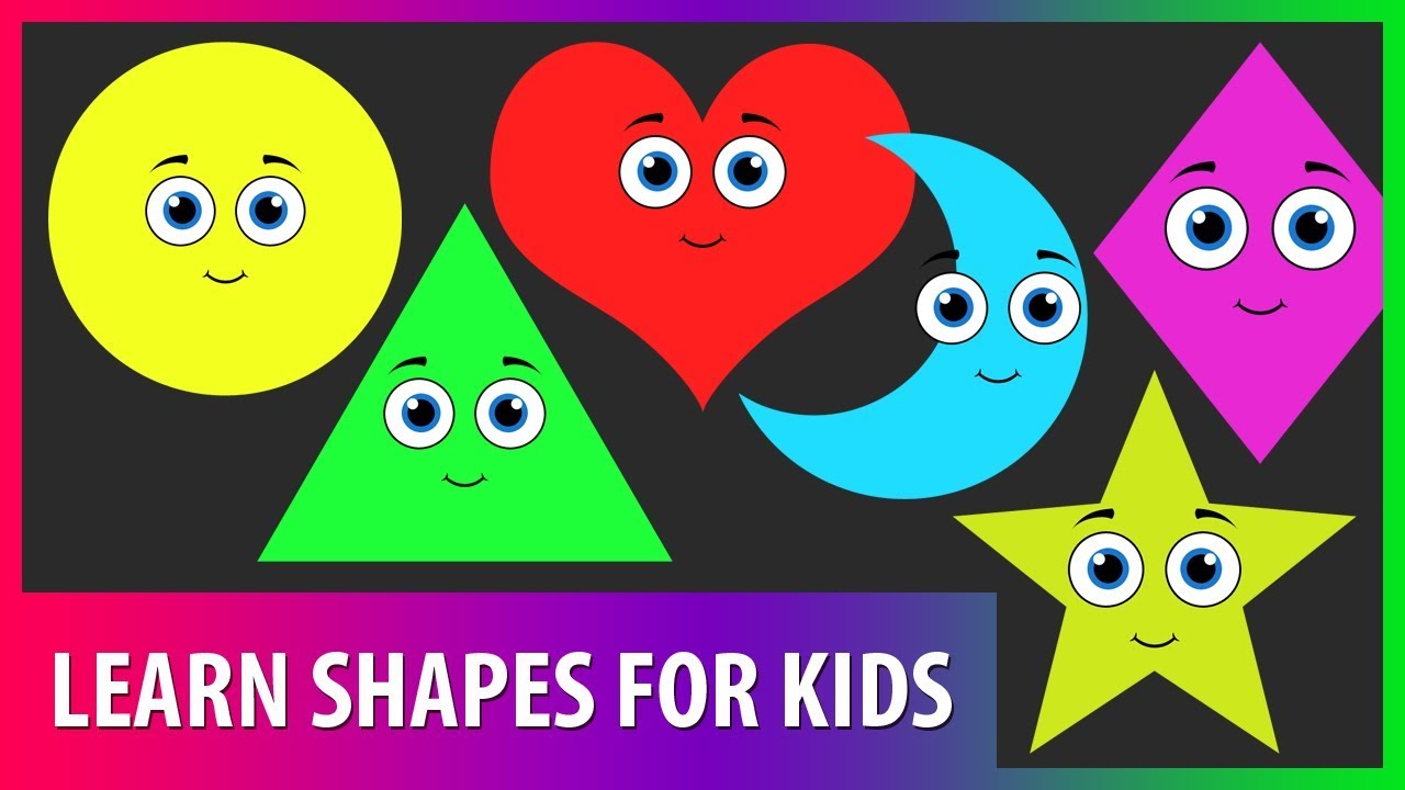 Learn about shapes|Names of Shapes|Shapes for Kids|Educational videos ...