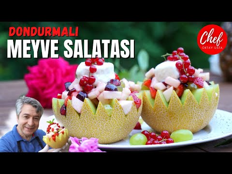 Dondurmalı Meyve Salatası - Oktay Usta Sunumuyla