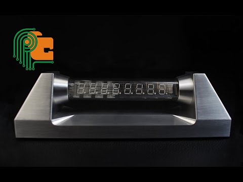 复古荧光管时钟 iv18 vfd - YouTube