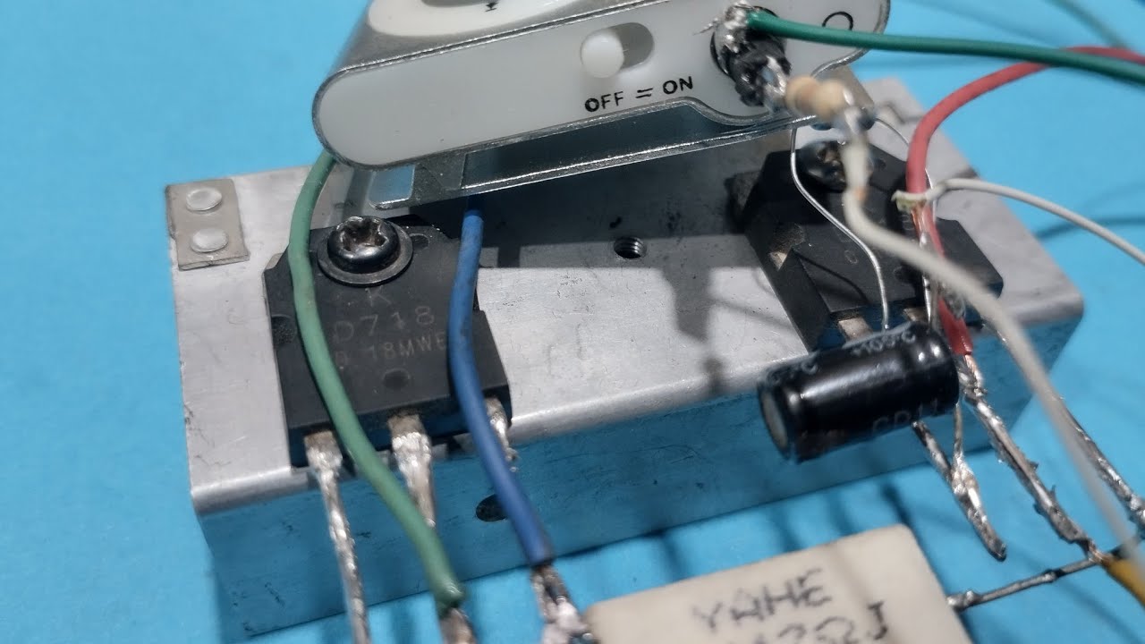DIY Simple Deep Bass, Homemade Powerful Amplifier Circuit using ...