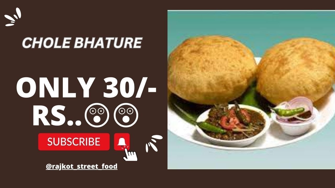 ONLY 30/- RS ME MIL RAHE HE CHOLE BHATURE AND CHOLE CHAWAL😯😯😯 - YouTube