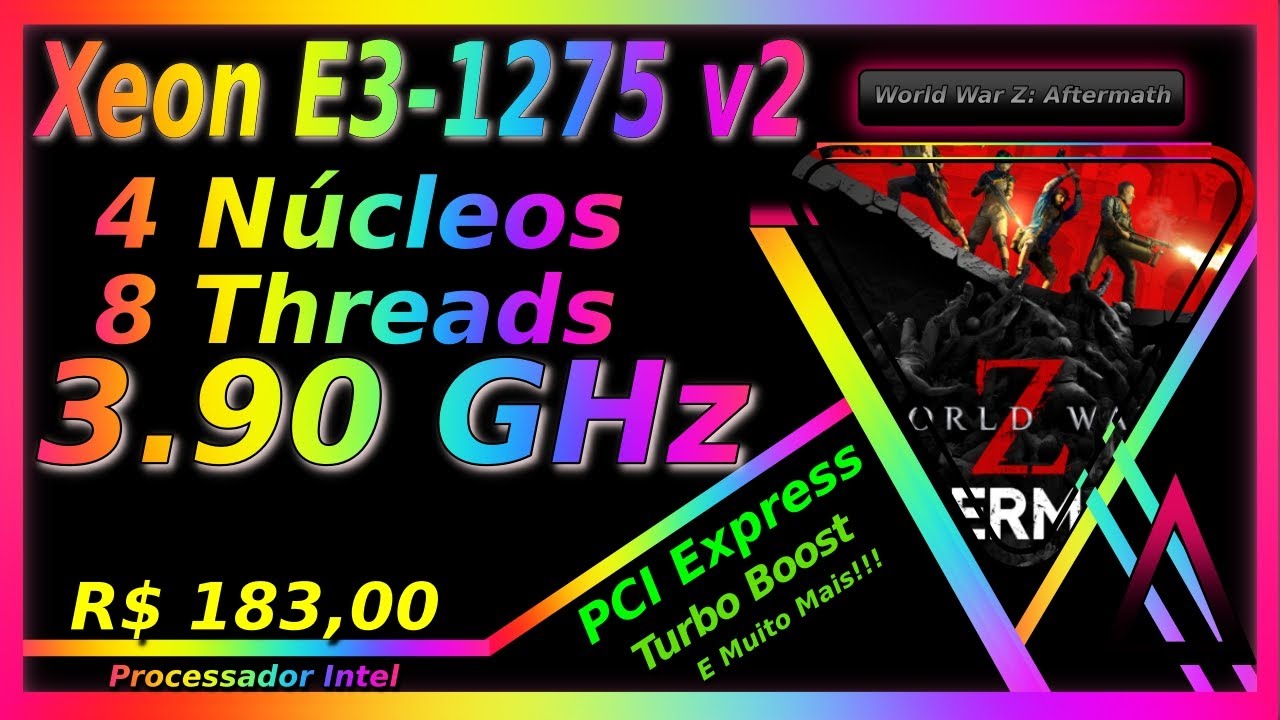 Xeon E3 1275 V2 - MELHOR PROCESSADOR CUSTO BENEFÍCIO DA INTEL PRA JOGOS ...