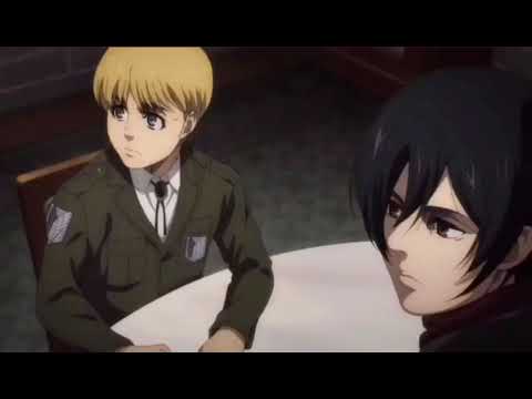 Eren cum to Armin and Mikasa