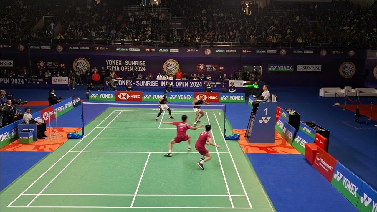 Satwik Chirag/Rankey Ready[IND] VS Kang MH/ Seo SJ [KOREA] Yonex sunrise india open 2024 - YouTube