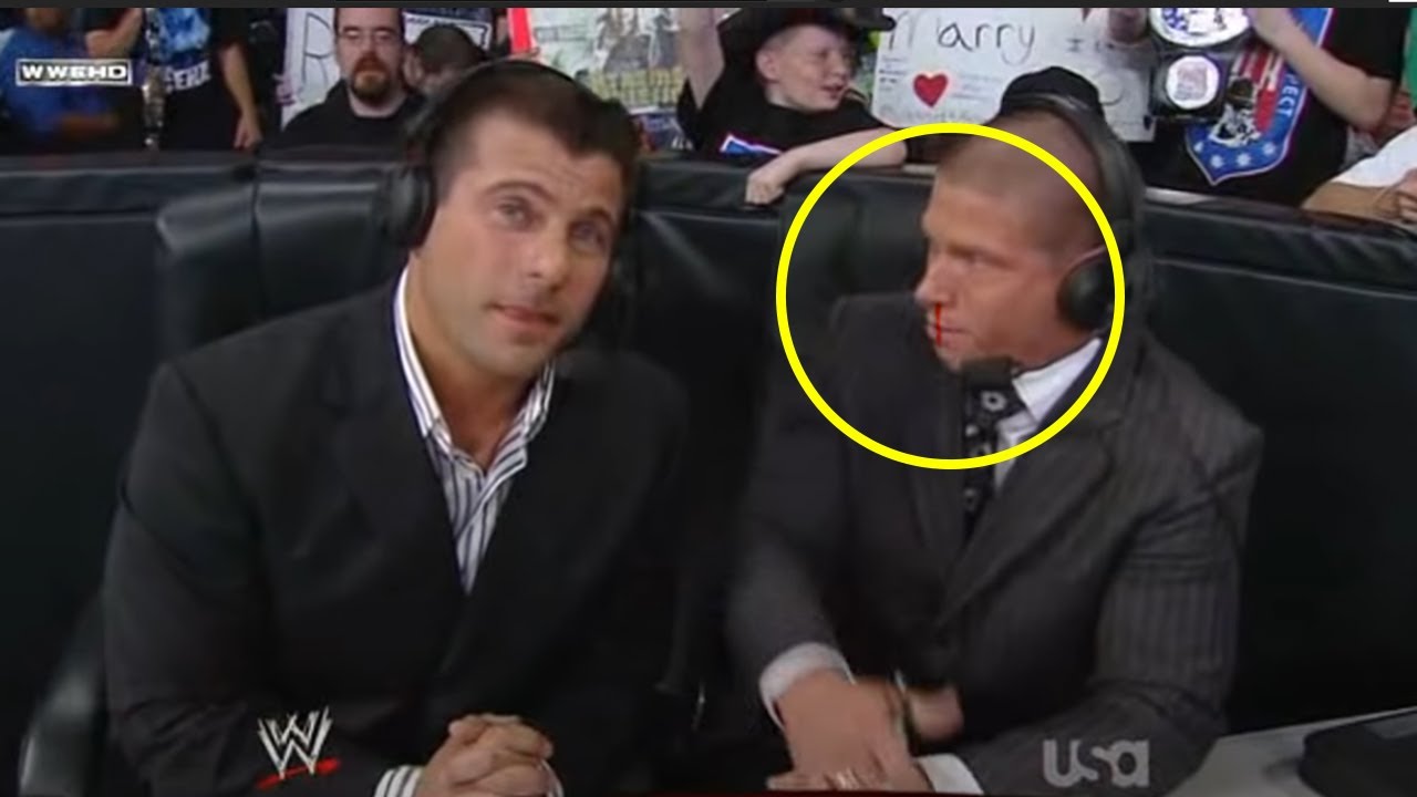 10 Most Unexpected WWE Moments That Happened On Live TV - YouTube