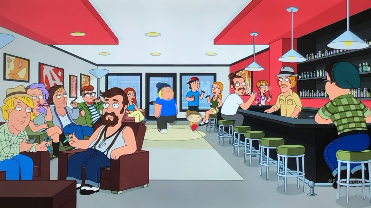 Family Guy Chris and Brian are vaping - YouTube