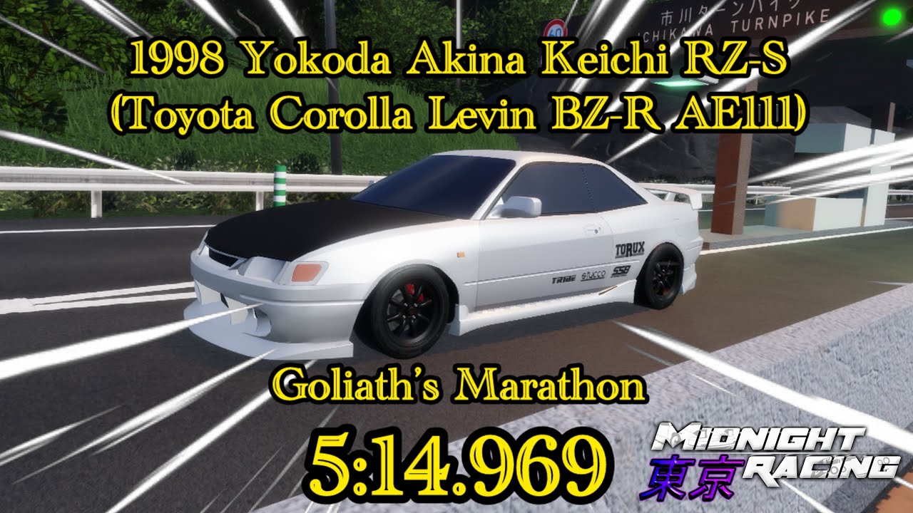 [5:14.969] Toyota Corolla Levin BZ-R (AE111), Goliath’s Marathon ...