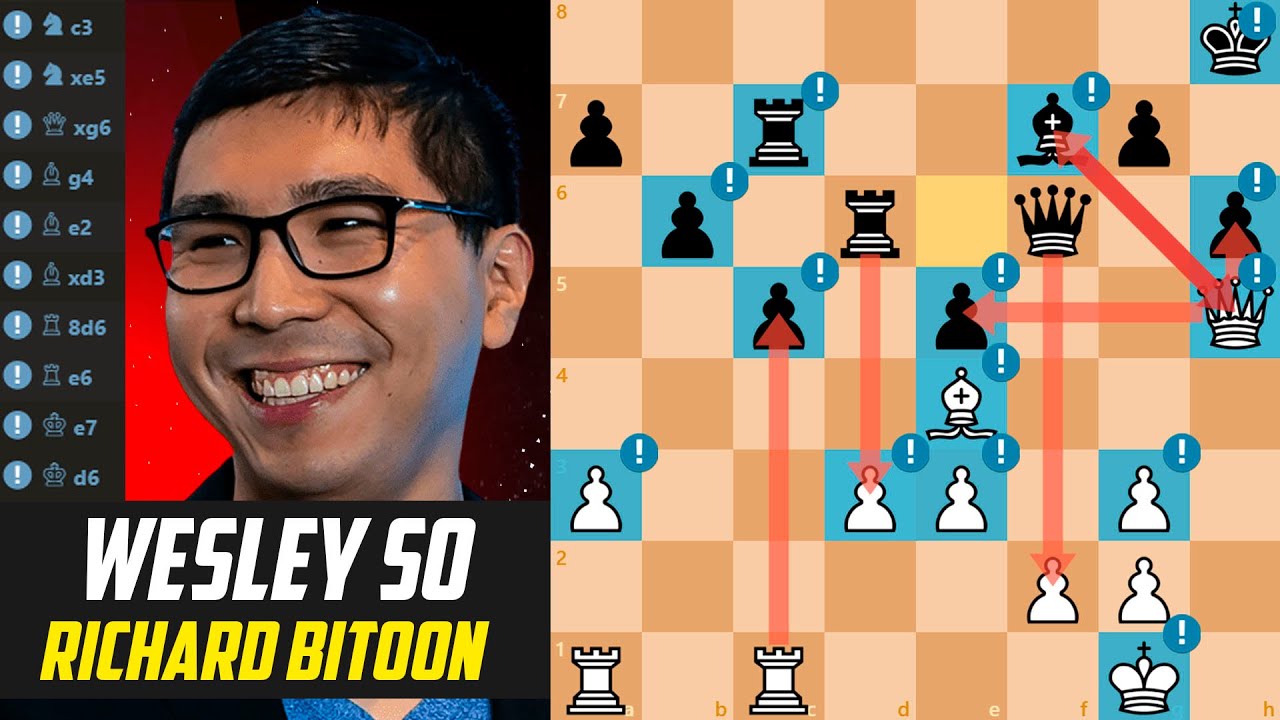 Wesley So *CRUSHED* Richard Bitoon with 8 Great Moves - 3rd PGMA Cup ...