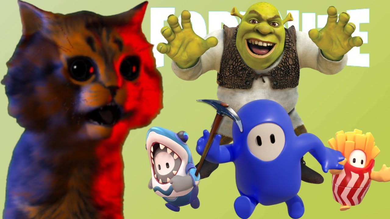 ESCAPÉ DE SHREK EN MI MAPA DE FALL GUYS X FORTNITE - YouTube