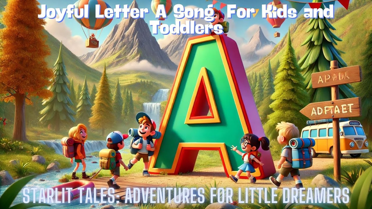 Alphabet Song Joyful Letter A Song For Kids and Toddlers - YouTube