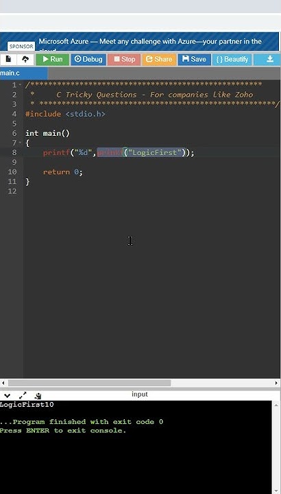 Guess The Output C Program C Aptitude C Interview Question