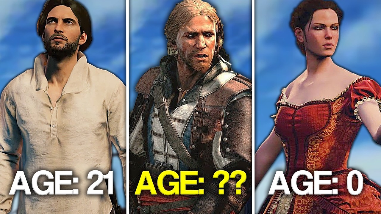 How Old Every Protagonist Was When They Became An Assassin - YouTube