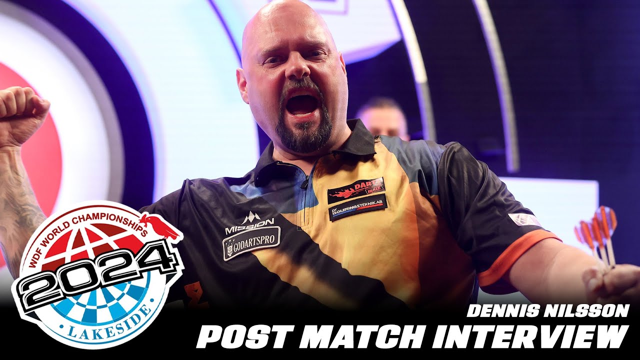 Dennis Nilsson vs Howard Jones | Post match interview #Lakeside2024 - YouTube