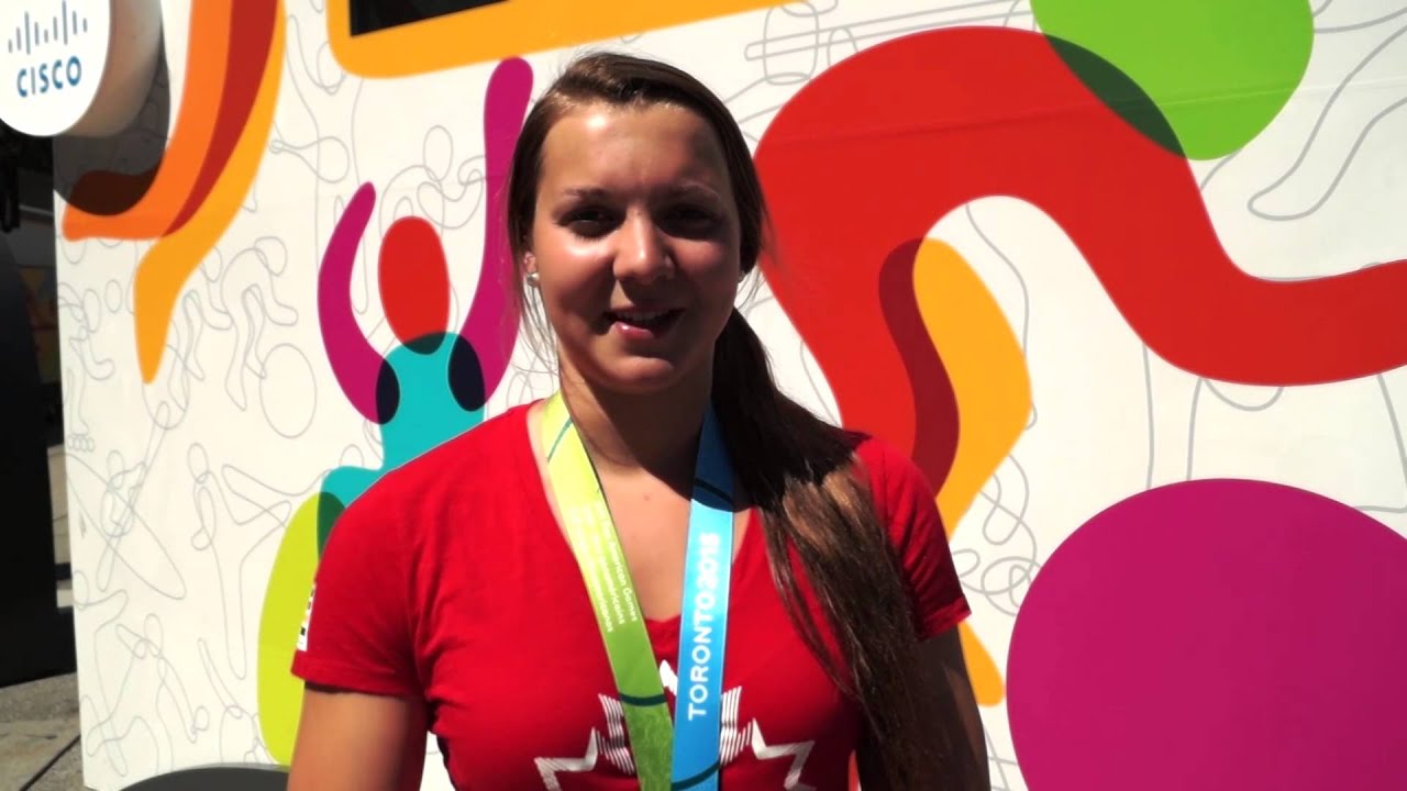 Swimmer Brittany McLean is excited about the Parapan Am games! - YouTube