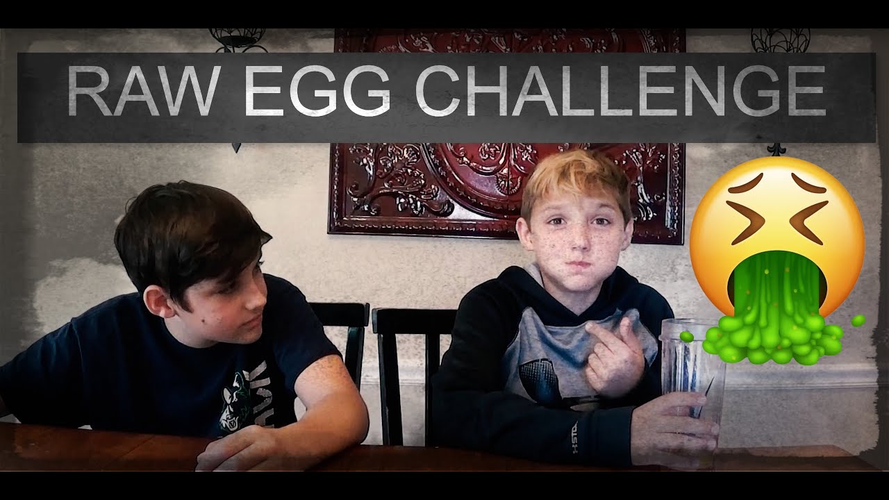 Raw Egg Chug Challenge - YouTube