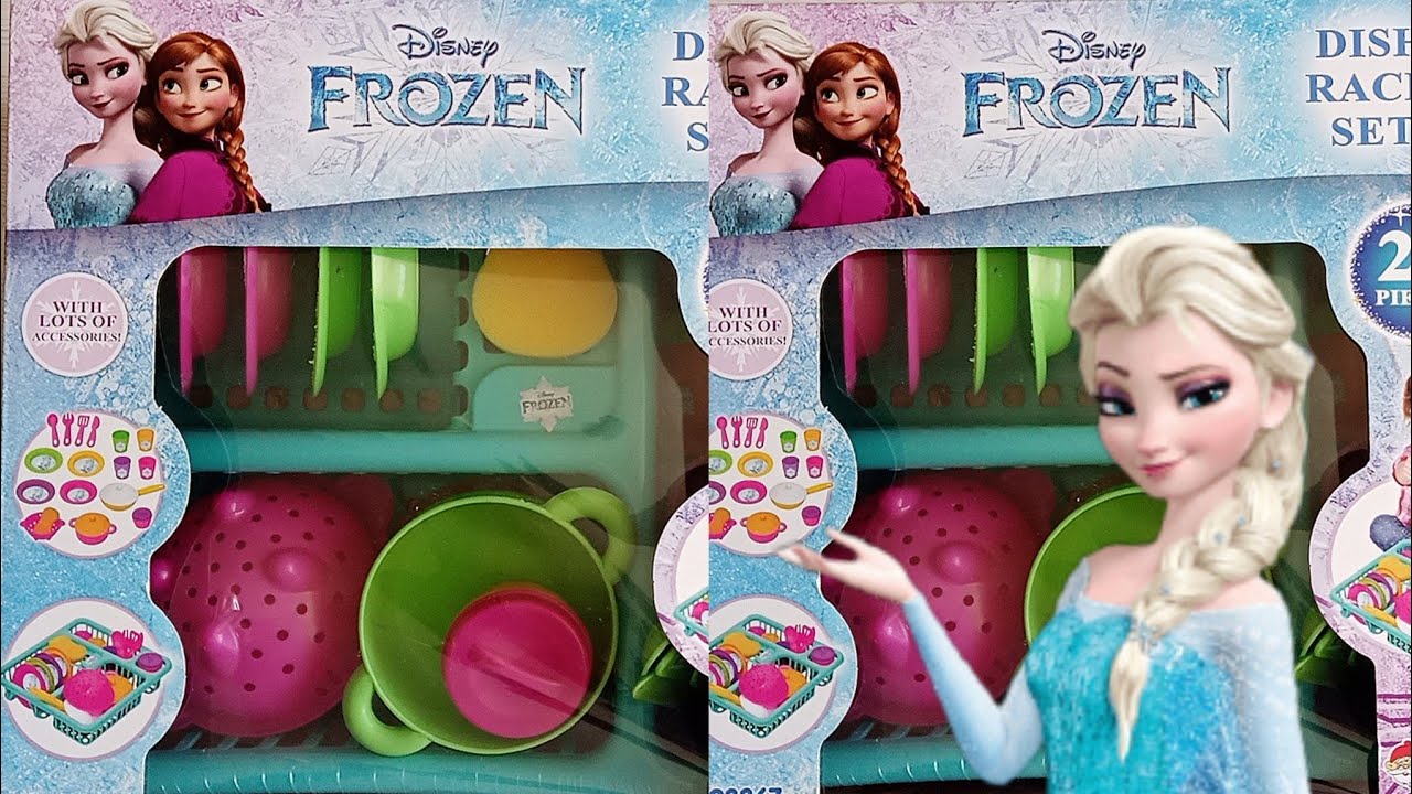 5 Minutes Satisfying with Unboxing Disney Frozen 2 kitchen play set ...