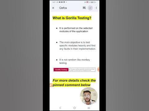 What is Gorilla Testing | 1 minute - Software Testing Shorts #35 - YouTube