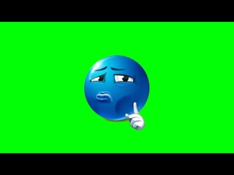 Blue Emoji Green Screen | Troll Face Green Screen | Copyright Free ...