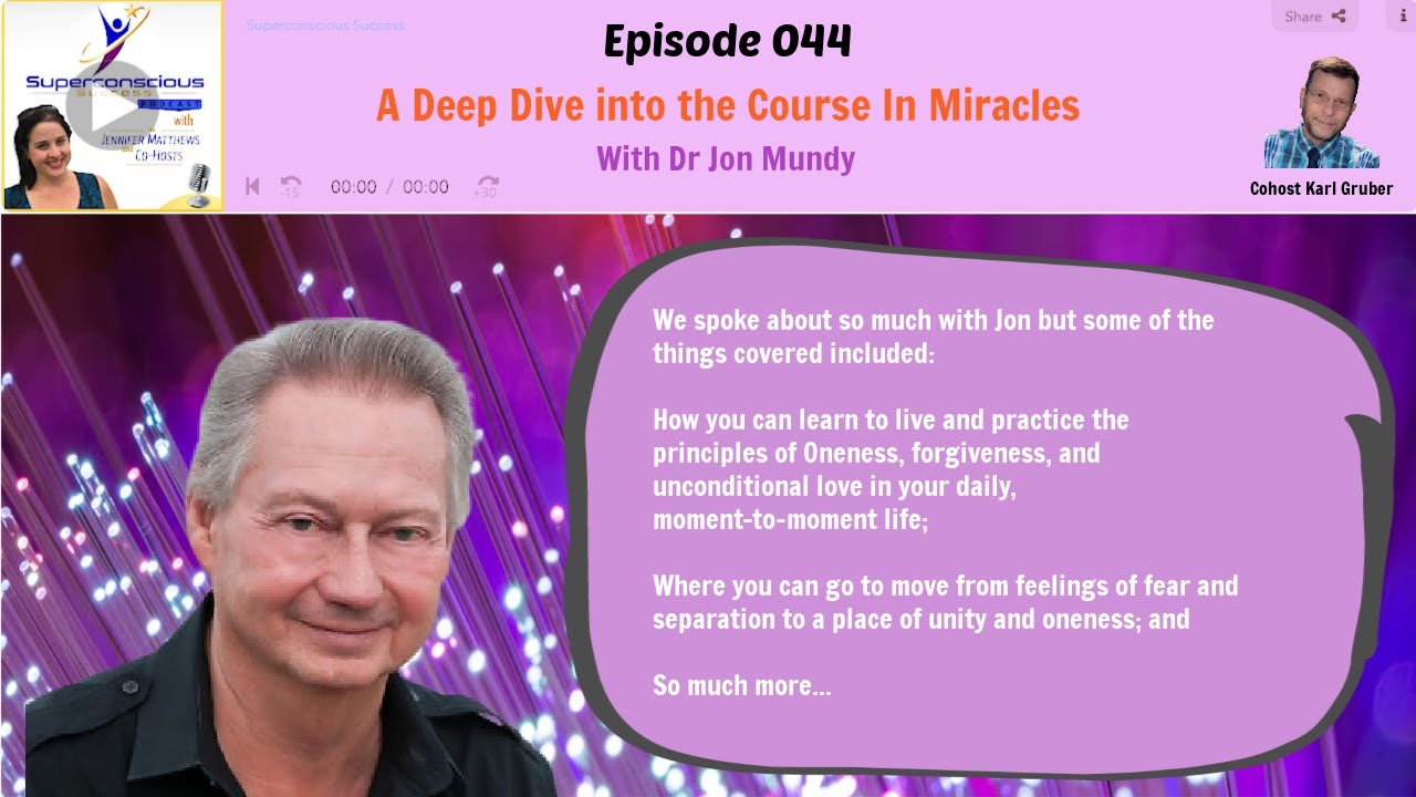 🎙 Episode 044 - Interview with Dr Jon Mundy - A Deep Dive Into A Course ...