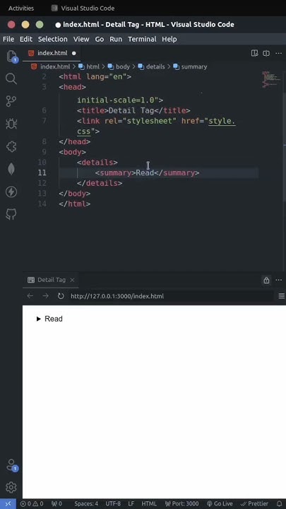 Try This Html Tag Mrsolodev Html Coding Youtubeshorts Shorts Html5 Youtube