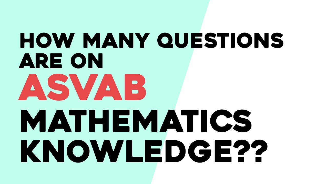 ASVAB Mathematics Knowledge: Everything you need to know - YouTube