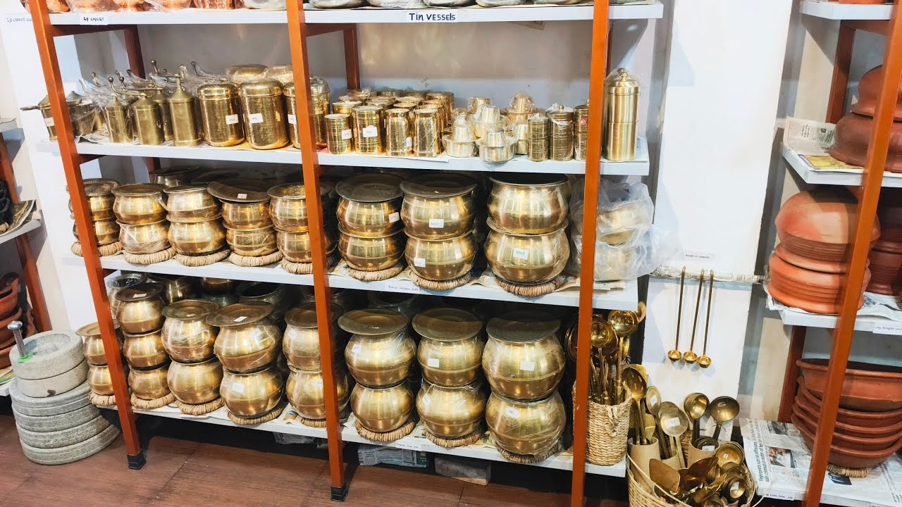 Kitchen Traditional Cookware Collection's | Pongal Pot,Brass Murukku ...