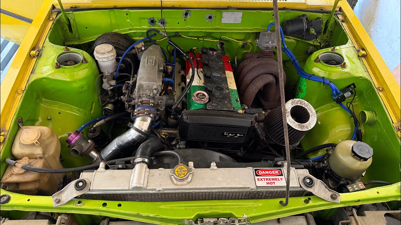 TOYOTA COROLLA KE70 4A-GE 16V TURBO ENGINE POWERED BY MAXXECU MINI ...