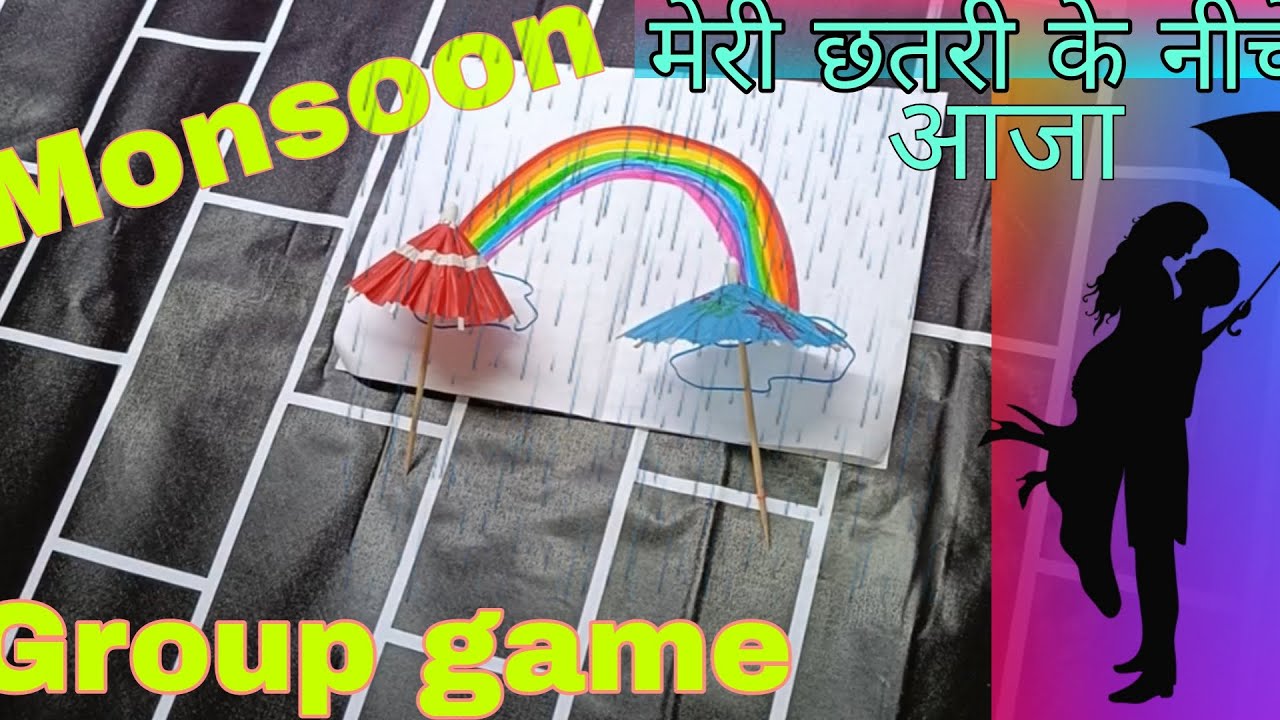 New monsoon kitty game/एक दम नया गेम।wist twist/group game 🤣 rainbow theam#savan थीम - YouTube