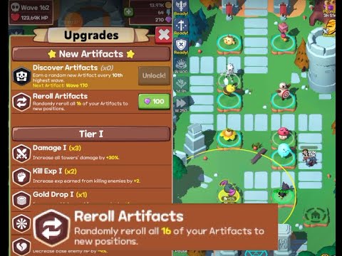 Idle Monster TD Monster Games - Play Until Artifacts X 16 - YouTube
