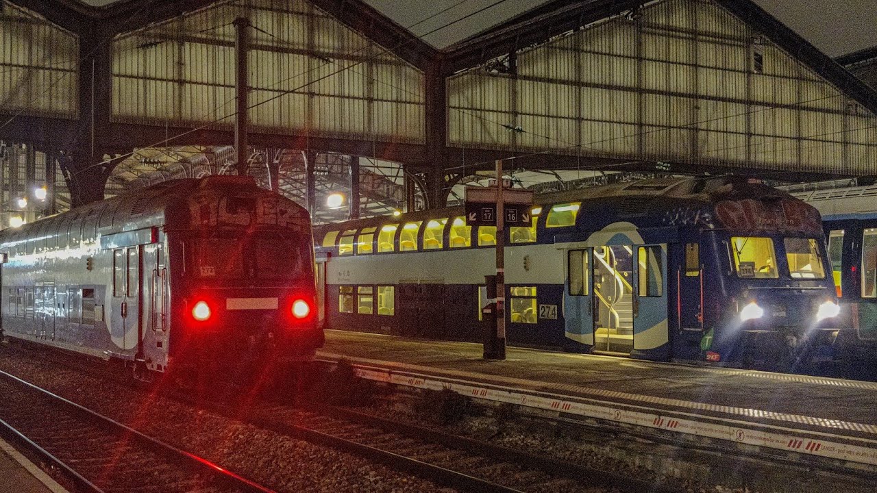 TER et Transilien à Paris Saint-Lazare - YouTube