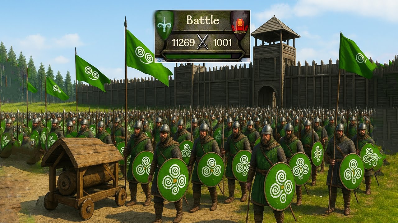 11000 Elite Battanian VS 1000 Warrior | The Most Epic Bannerlord Siege ...