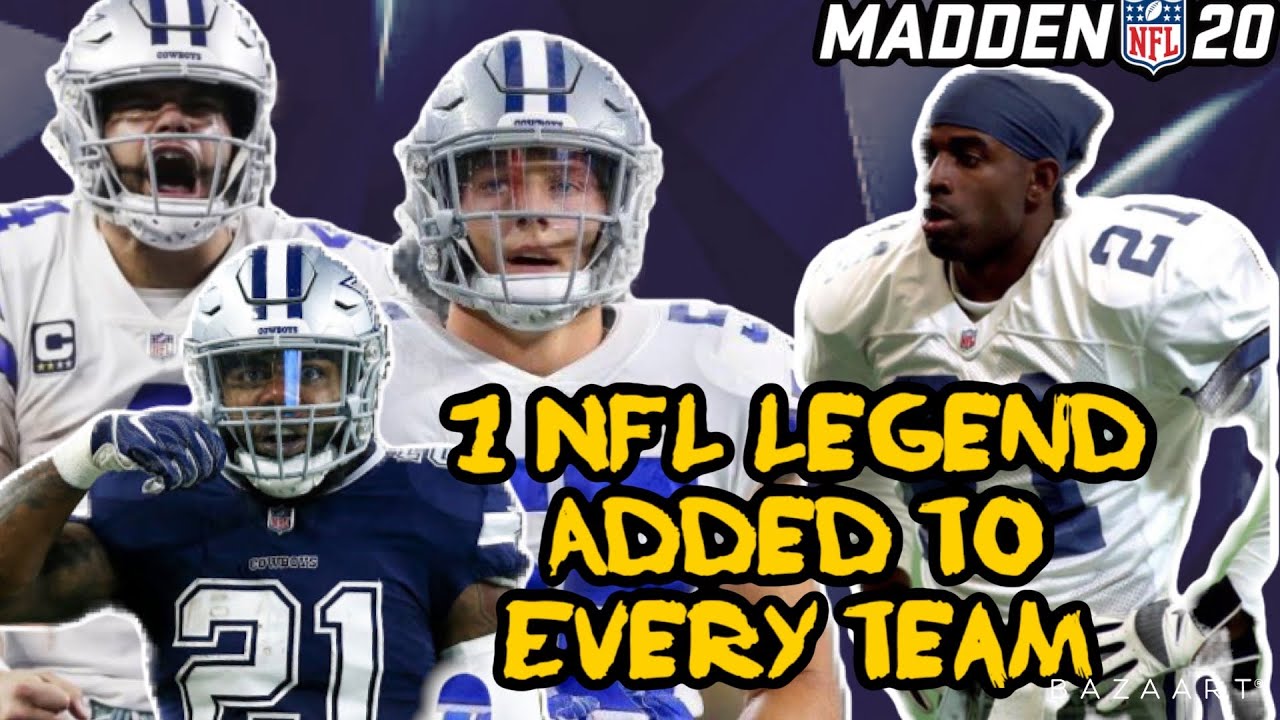 I Added 1 NFL Legend to Every Team and This Happened... - YouTube