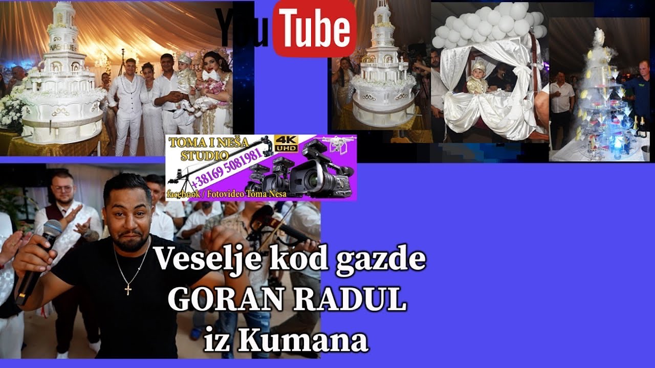 Veselje kod GORAN RADUL Kumane- Nikola Ajdinovic, Rada, Cule, ork Milan ...
