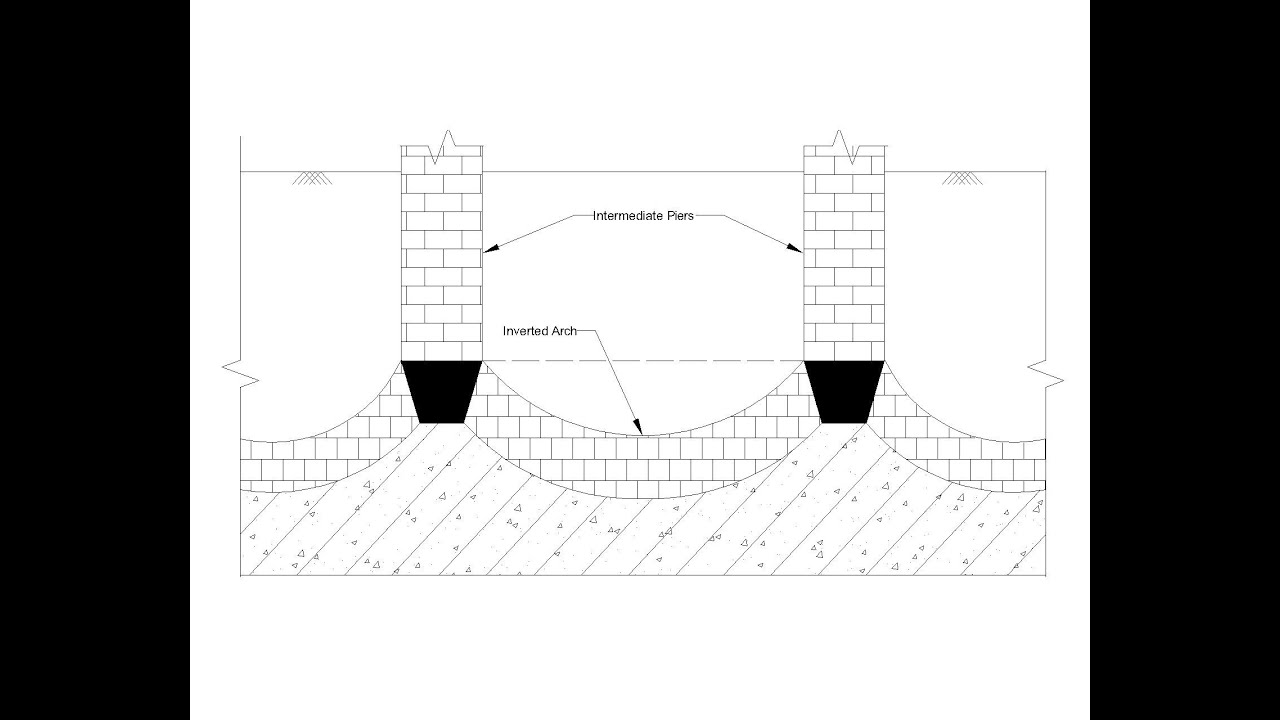 Design of an inverted arch foundation in AutoCAD 3d. - YouTube