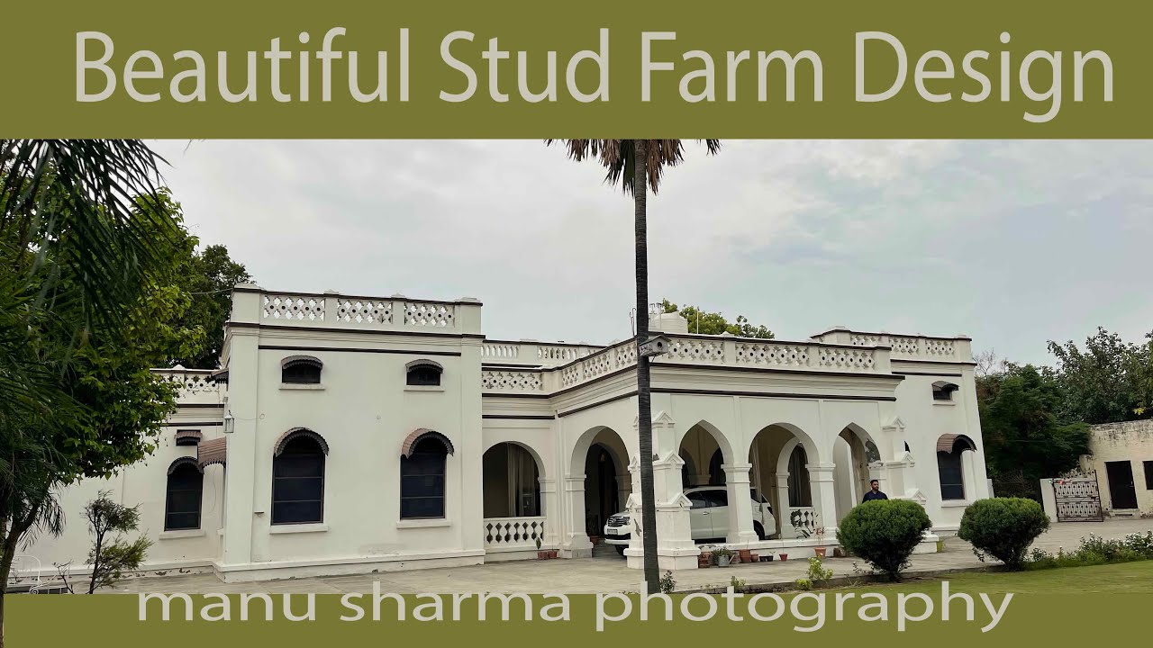 Horse farm design beautiful stud farm in India - YouTube