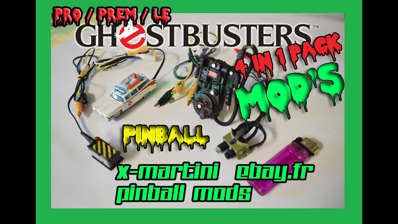 Ghostbusters Pinball MOD PACK LE PREM - YouTube