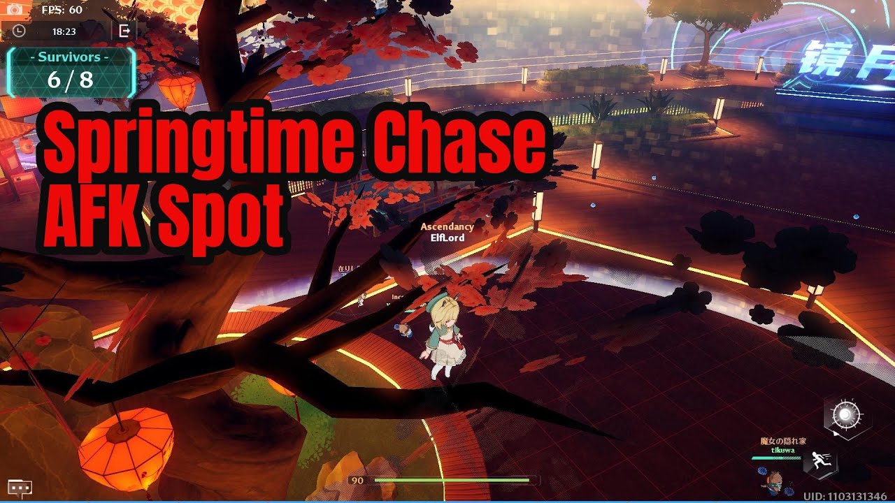 Tower of Fantasy Spring Time Chase Afk spot - YouTube