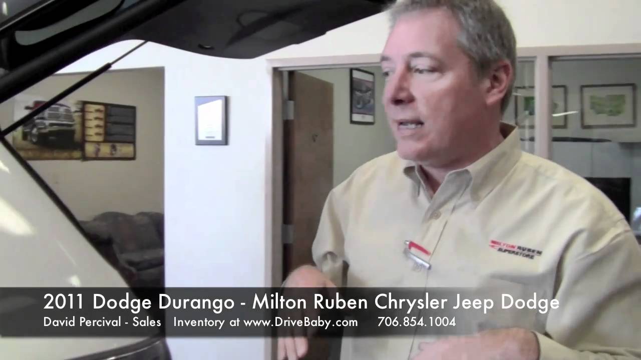 2011 Dodge Durango - Milton Ruben Chrysler Jeep Dodge Ram - YouTube