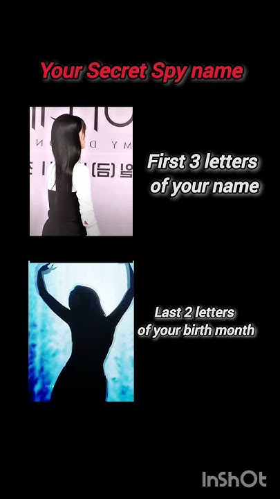 Create your own Secret SPY name 😎💀🕶 || #𝙨𝙪𝙗𝙨𝙧𝙞𝙗𝙚 #𝙩𝙧𝙚𝙣𝙙𝙞𝙣𝙜 #𝙮𝙨𝙝𝙤𝙧𝙩𝙨 ...