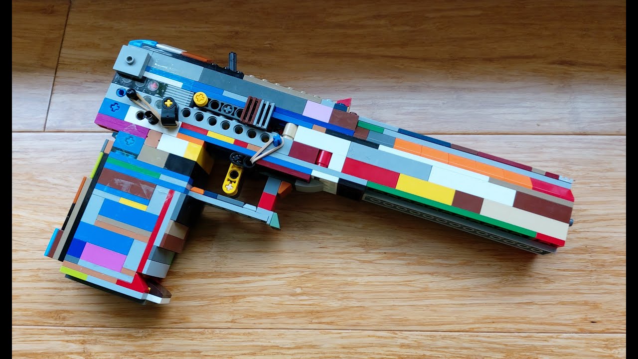 Lego full auto pistol - YouTube