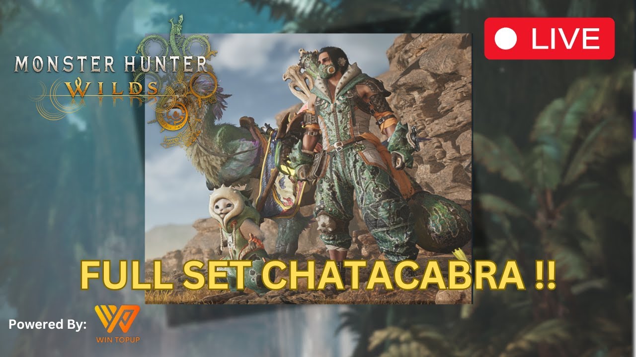 Monster Hunter Wilds !! Sudah Satu Set Chatacabra Armor & Weapon ...