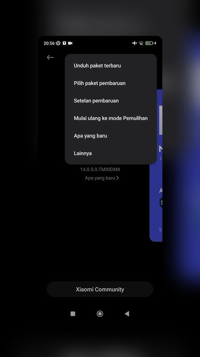 Cara Mengaktifkan Fitur Pilih Paket Pembaruan di HP Xiaomi #tutorial #xiaomi - YouTube