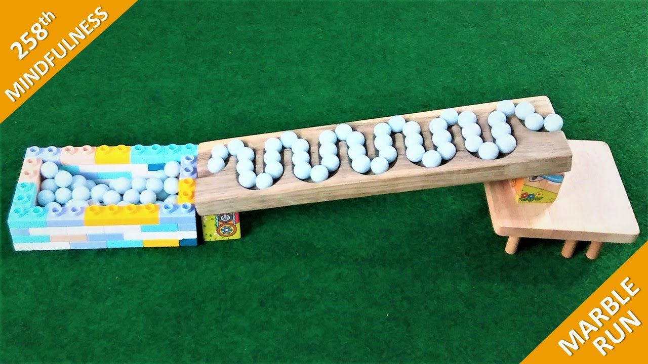 Mindfulness Marble Run Race (258) ☆ Enjoy, Relax, Happy, & Be Here Now ...