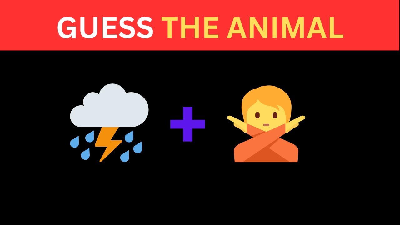 "Guess the Animal by Emoji: Interactive Learning Game" - YouTube