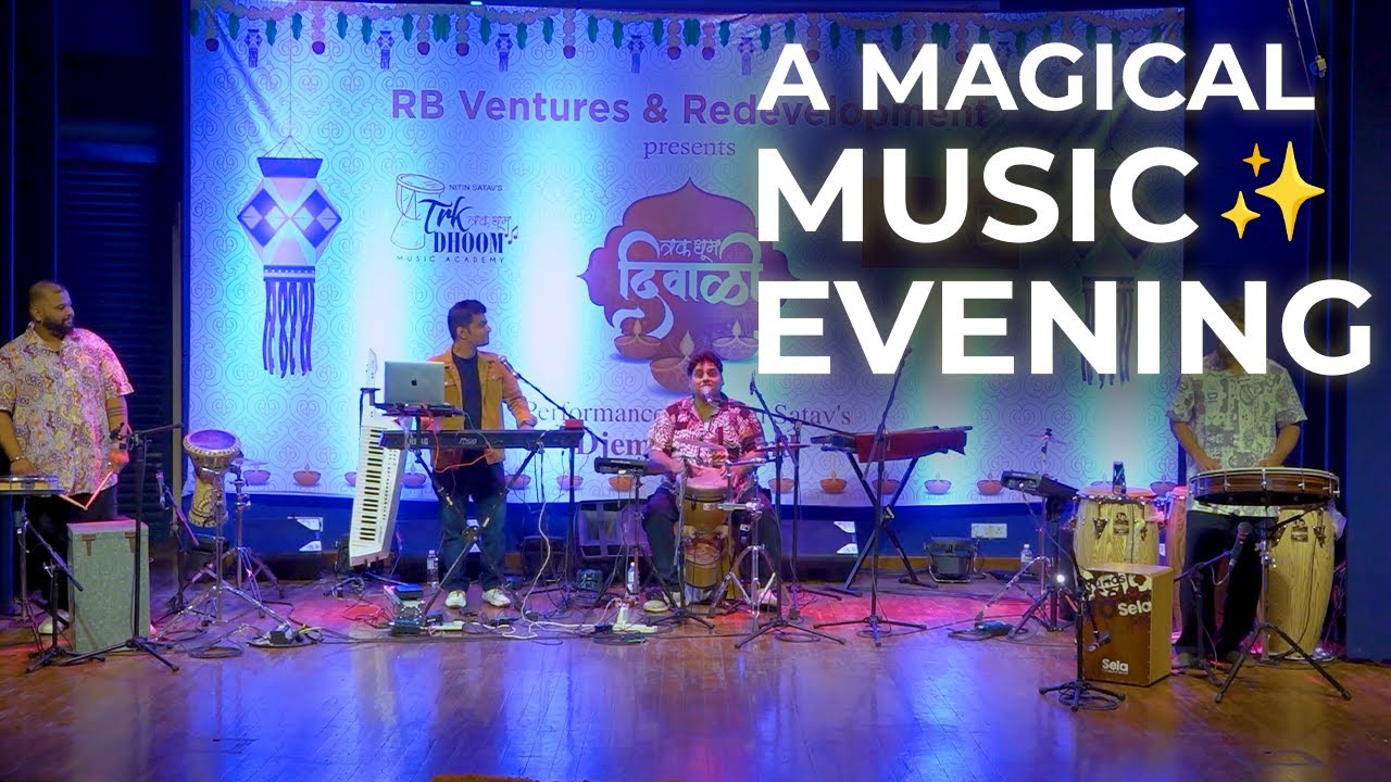 Music Concert by Nitin Satav's Djembers - TRK DHOOM DIWALI -Presented ...
