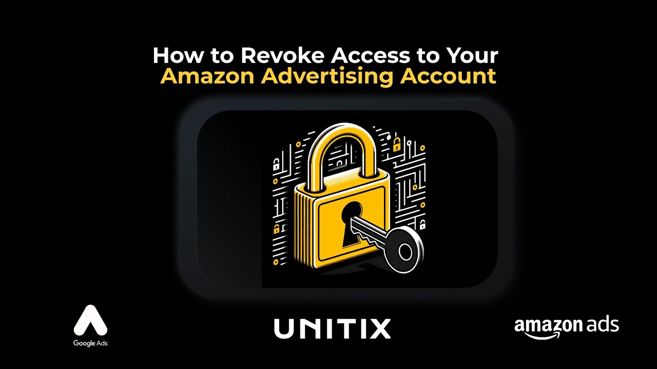 How to Revoke Access to Your Amazon Advertising Account - YouTube